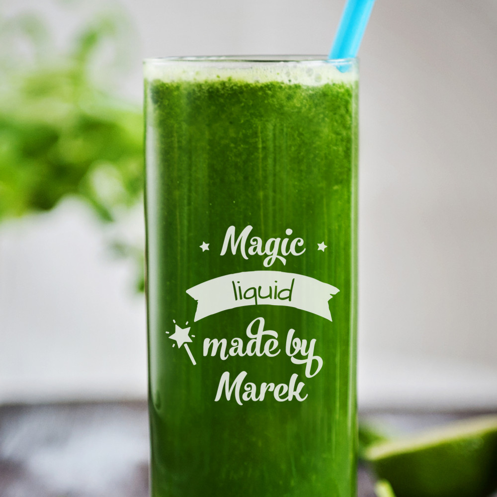 Magic liquid - Gravírovaná sklenice na nápoje - MyGift.cz
