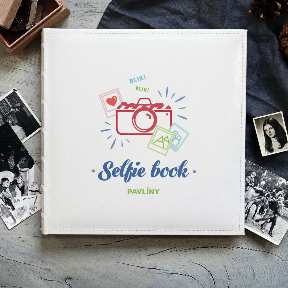 Selfie book - Personalizované fotoalbum - MyGift.cz