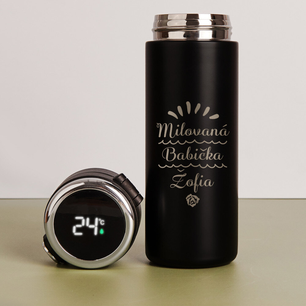 milovaná babička - LED termohrnek - MyGift.cz